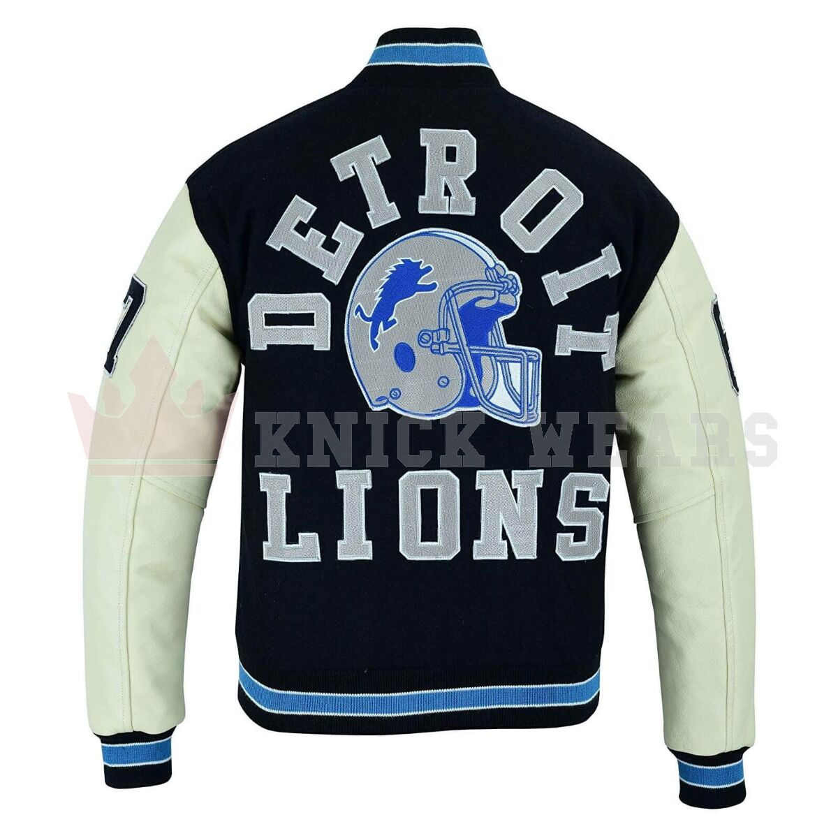 Detroit Lions Varsity Jacket - Lions Varsity Jacket | Knickwears