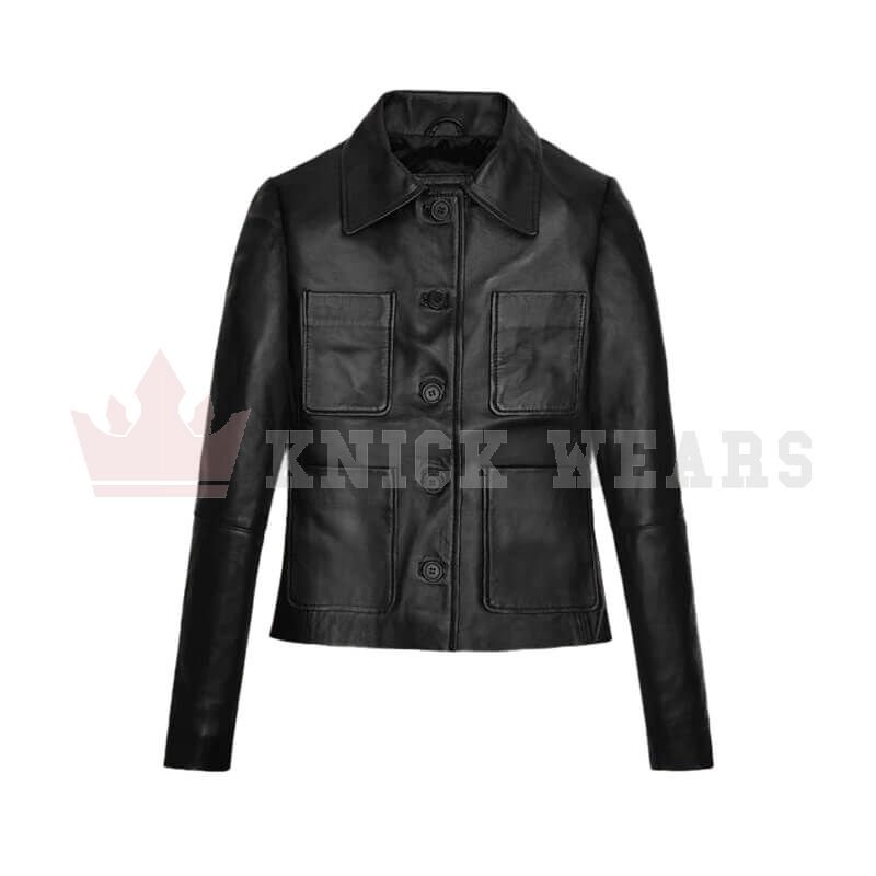 Wednesday Addams Leather Jacket - Jenna Ortega Leather Jacket